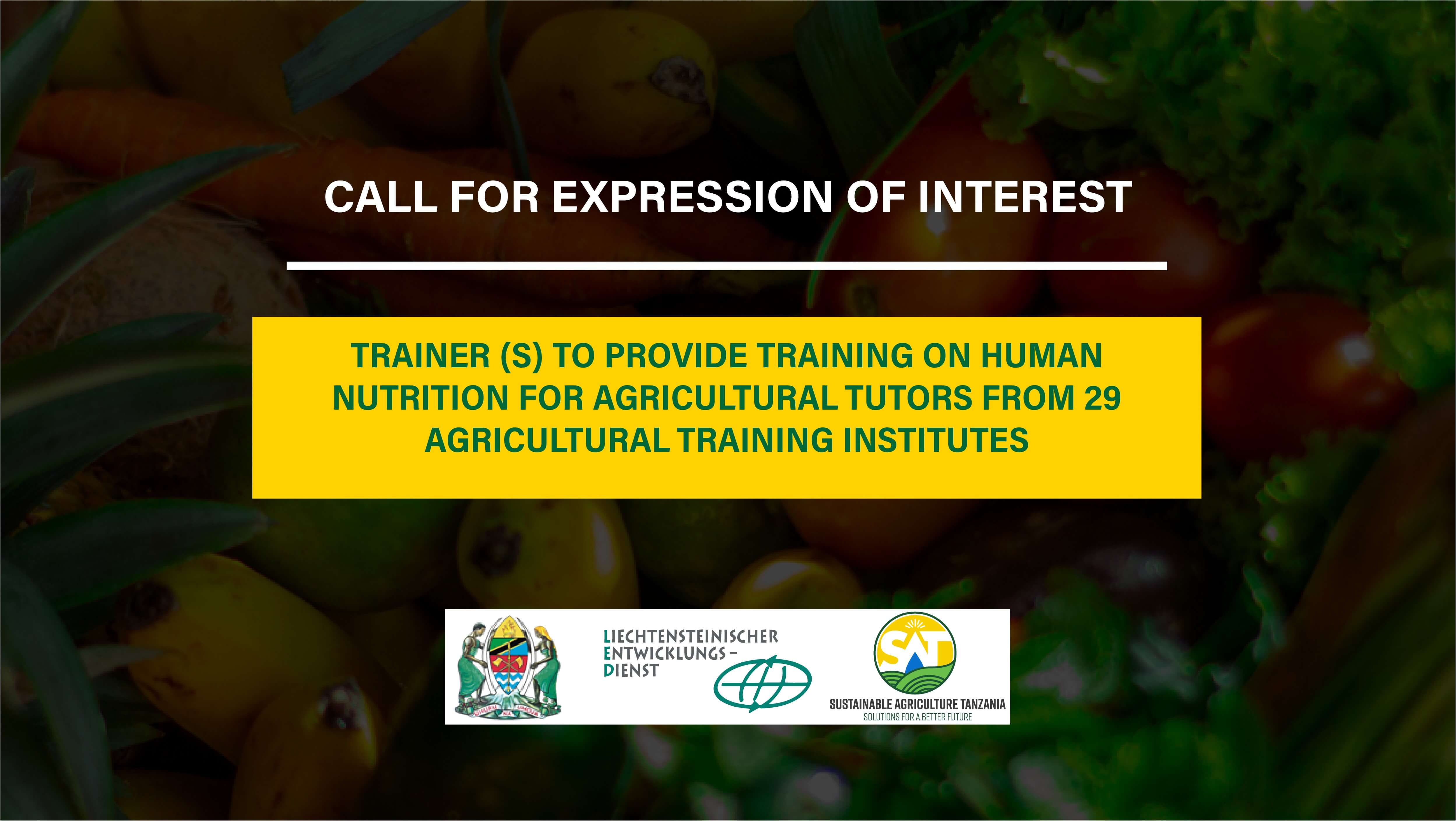 Call For Expression Of Interest